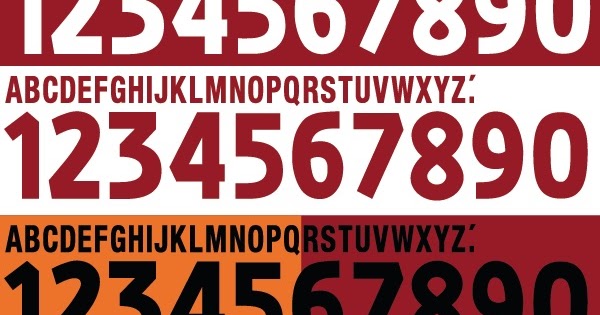 FONT FOOTBALL: Font Vector AS Roma 2000 2001 2002 kit