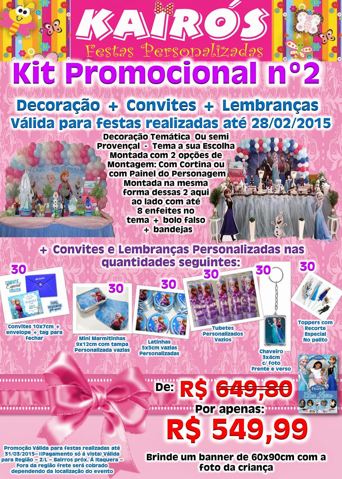 Kairós Festas Personalizadas: Kit Promocional nº2 - Referente ao Mês de ...