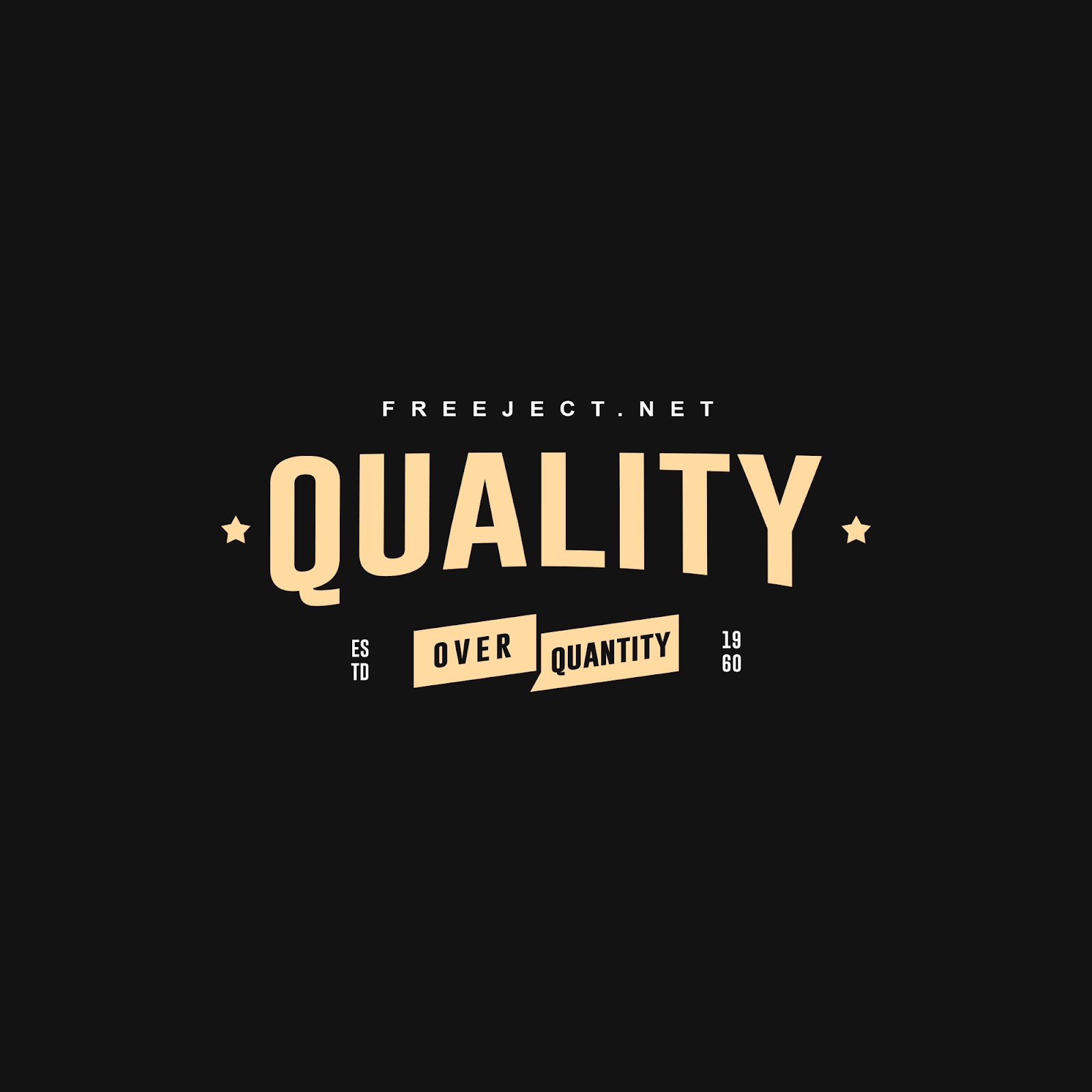 Free Download Quality Badge logo Template - PSD File