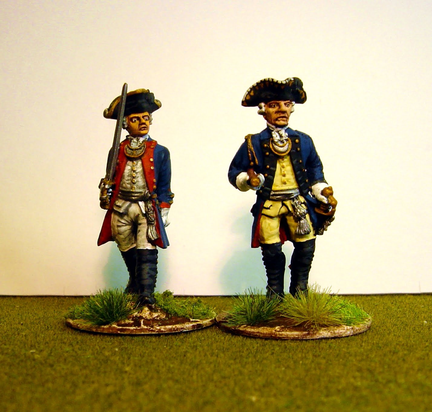 Painting Wargames Figures: 40mm Prussian Generals
