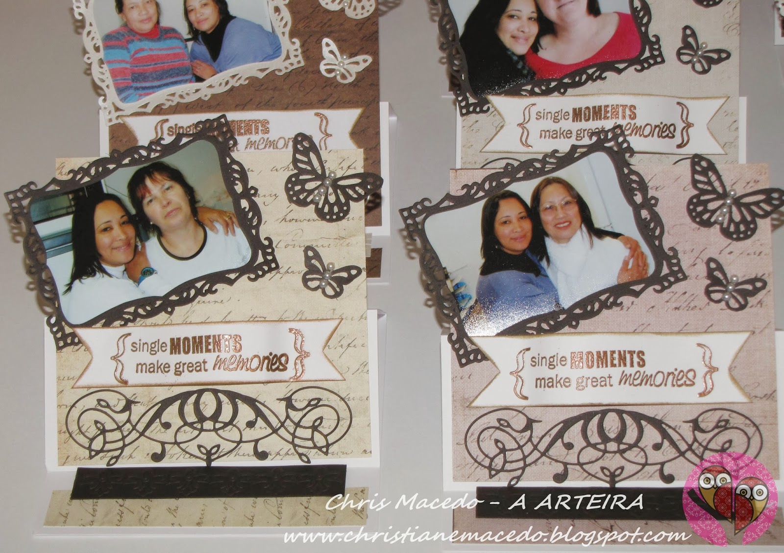 Chris Macedo * "A ARTEIRA": Lembrança de Saída do Emprego: Easel Card ...