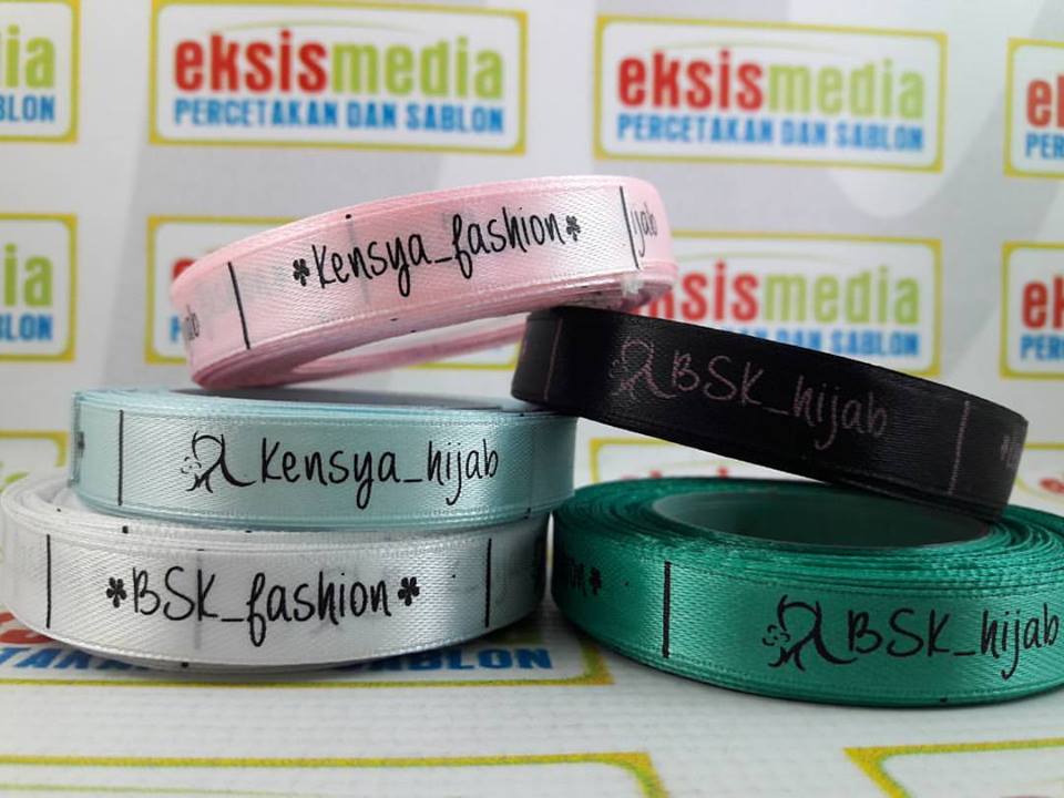 Label Pita Sablon di Kudus ~ Cetak Sablon Murah