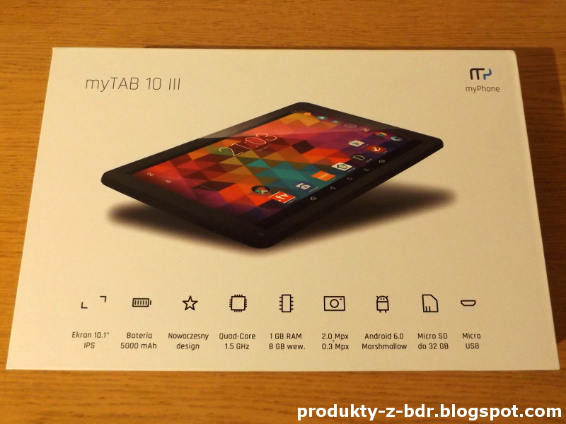 Testujemy produkty z Biedronki: Tablet myPhone myTab 10 III z Biedronki