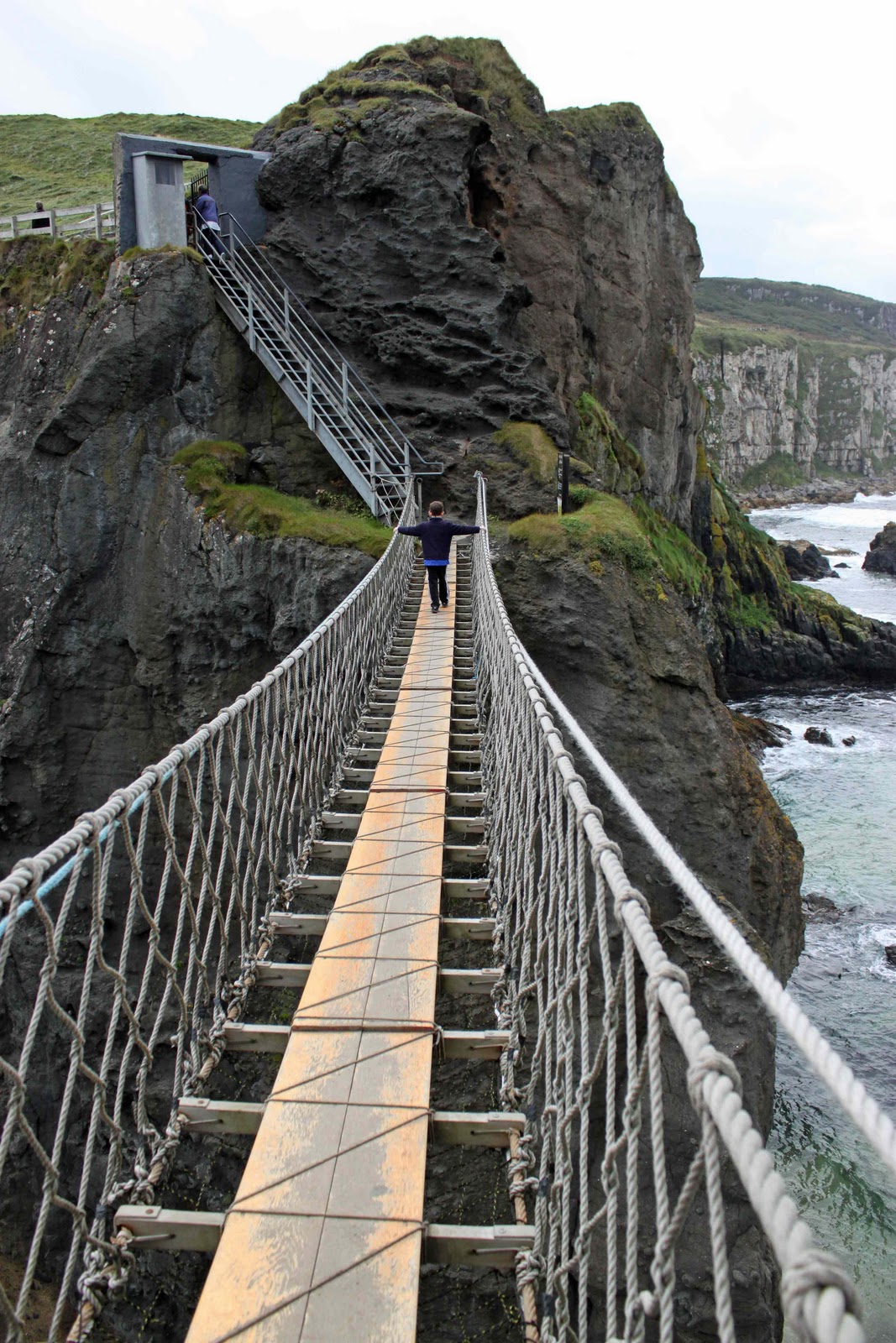 Mickelsen Family Adventures: Carrick-a-Rede Rope Bridge, Northern Ireland