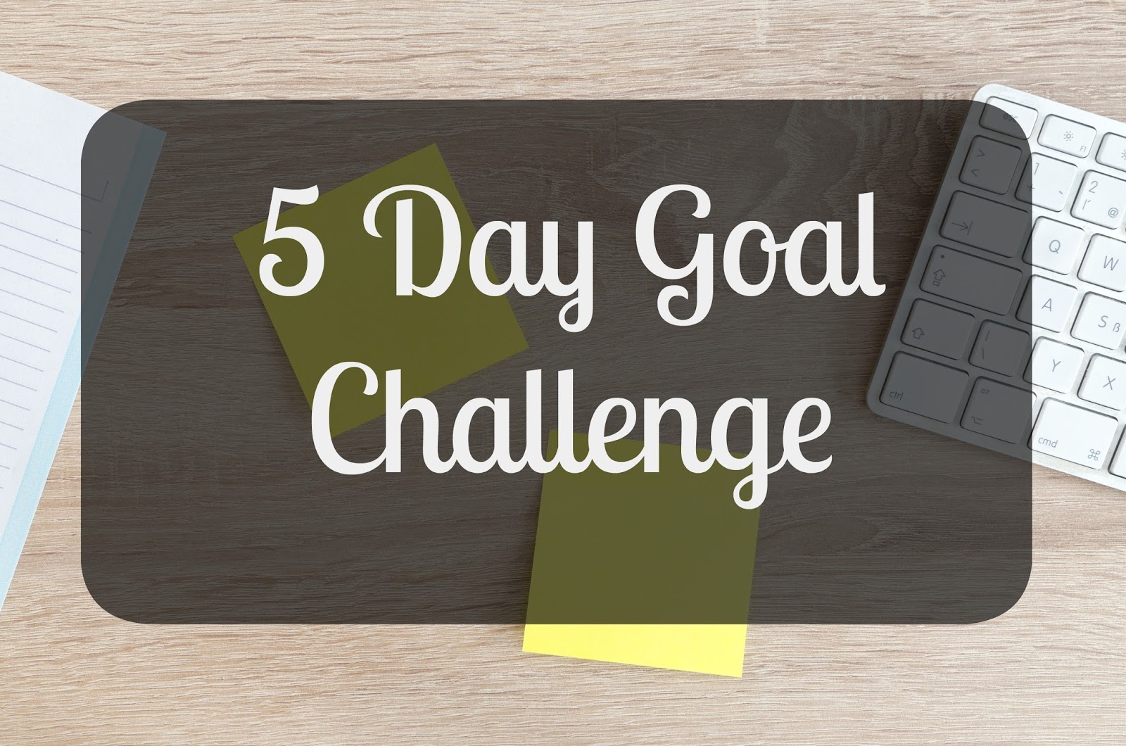 5 Day Goal Challenge: Vol. 2 - The Trish List