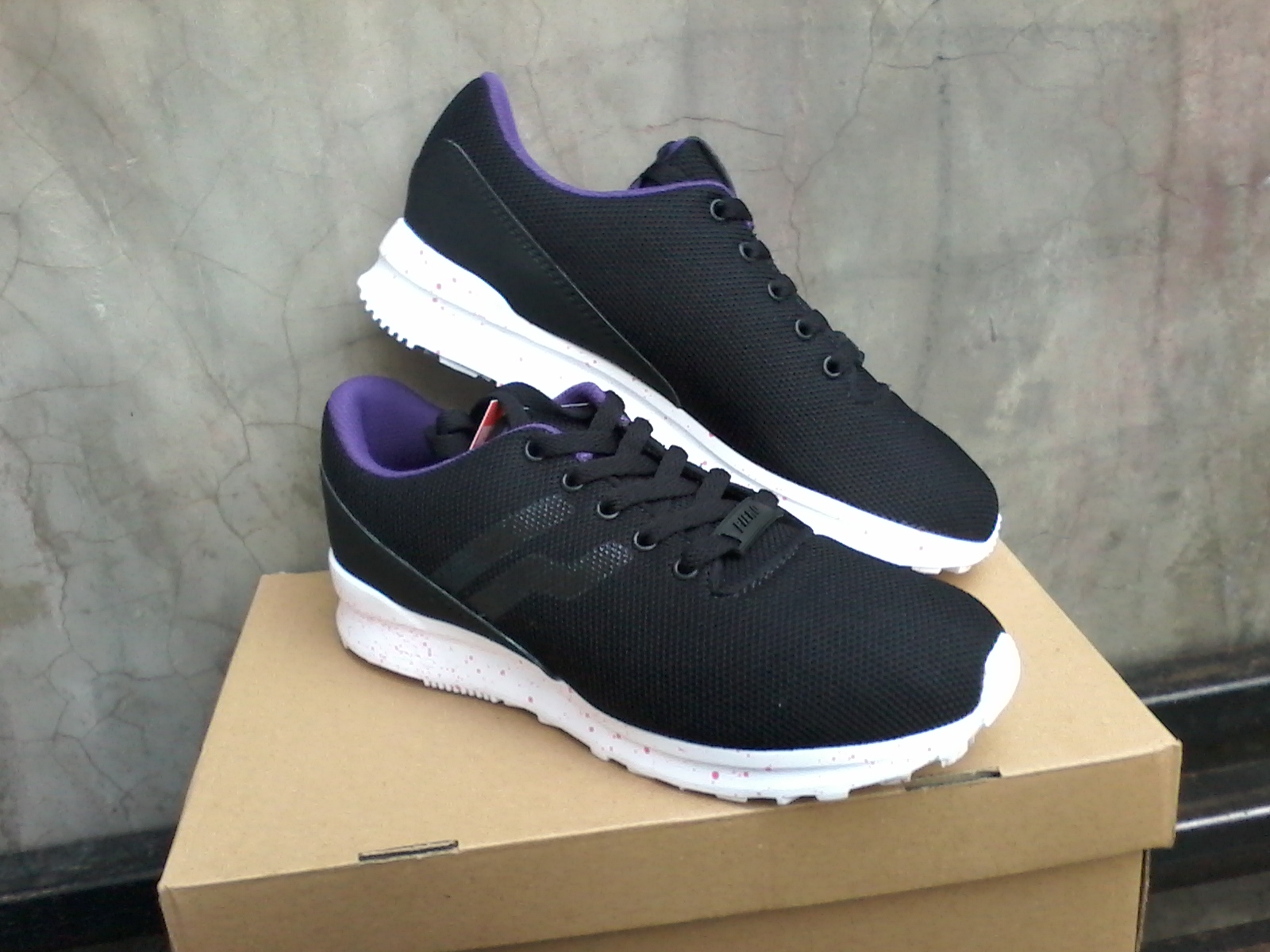 SEPATU PIERO VX9 ICE CREAM BLACK PURPLE ~ Toko Sepatu Original Anti Kw