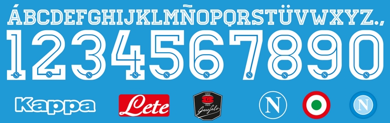 Napoli 2015-2016 font