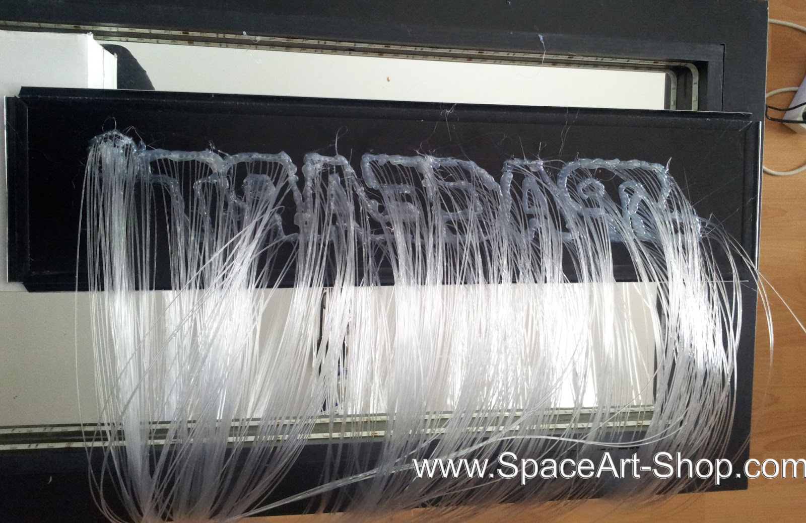 Corpuri de iluminat: Panou publicitar fibra optica