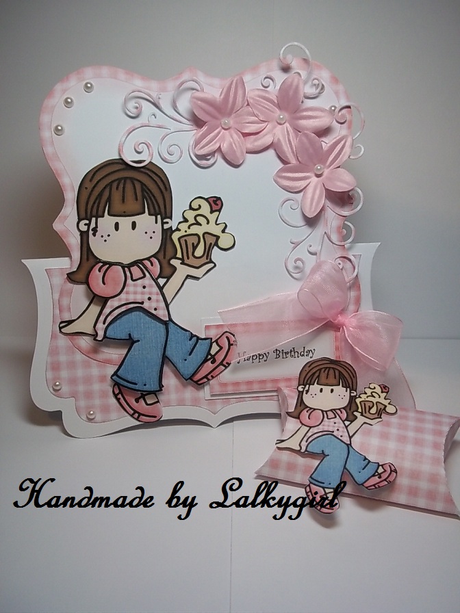 My creative Place: girly birthday card