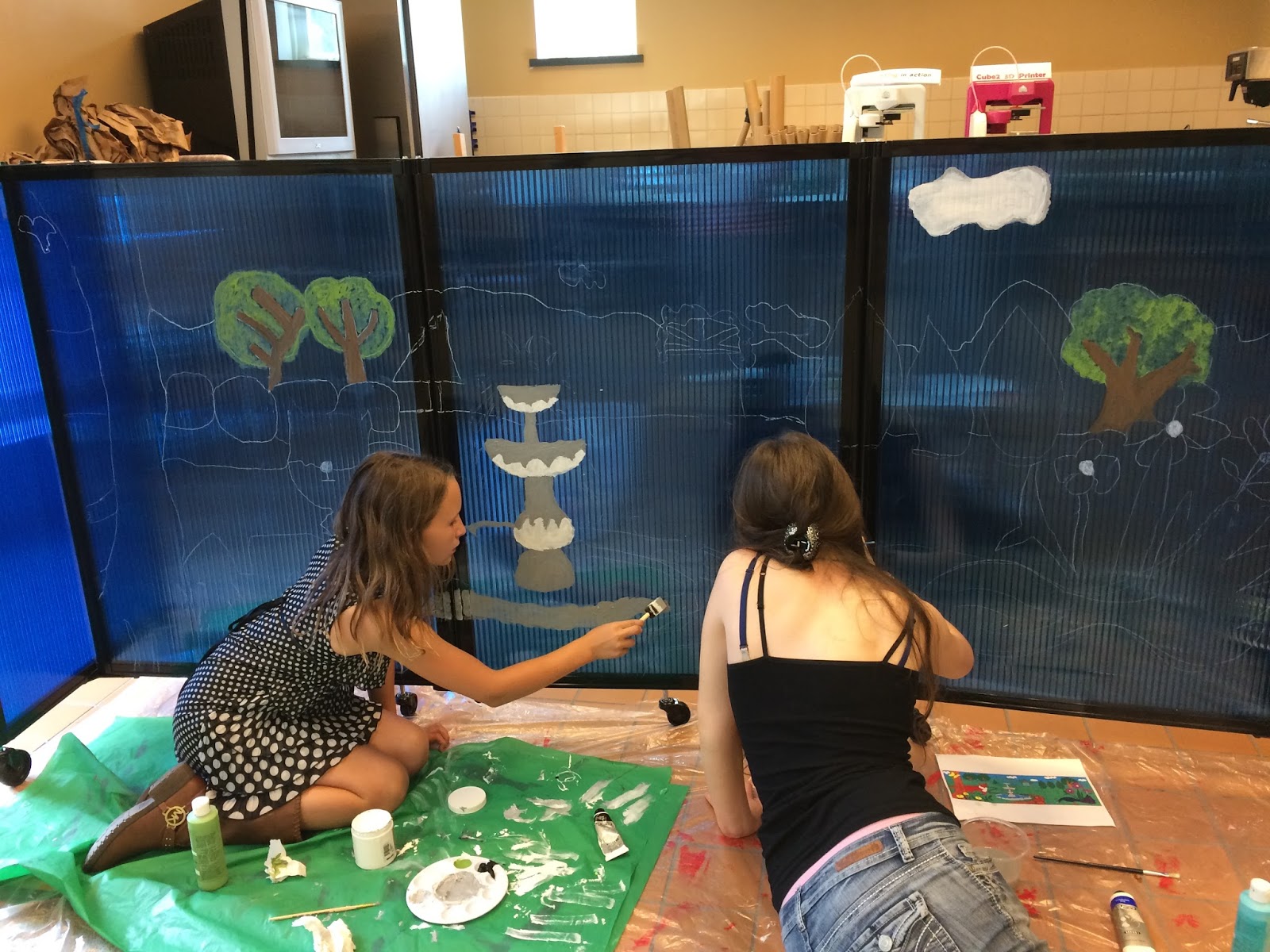 Starting the Arduino interactive garden mural