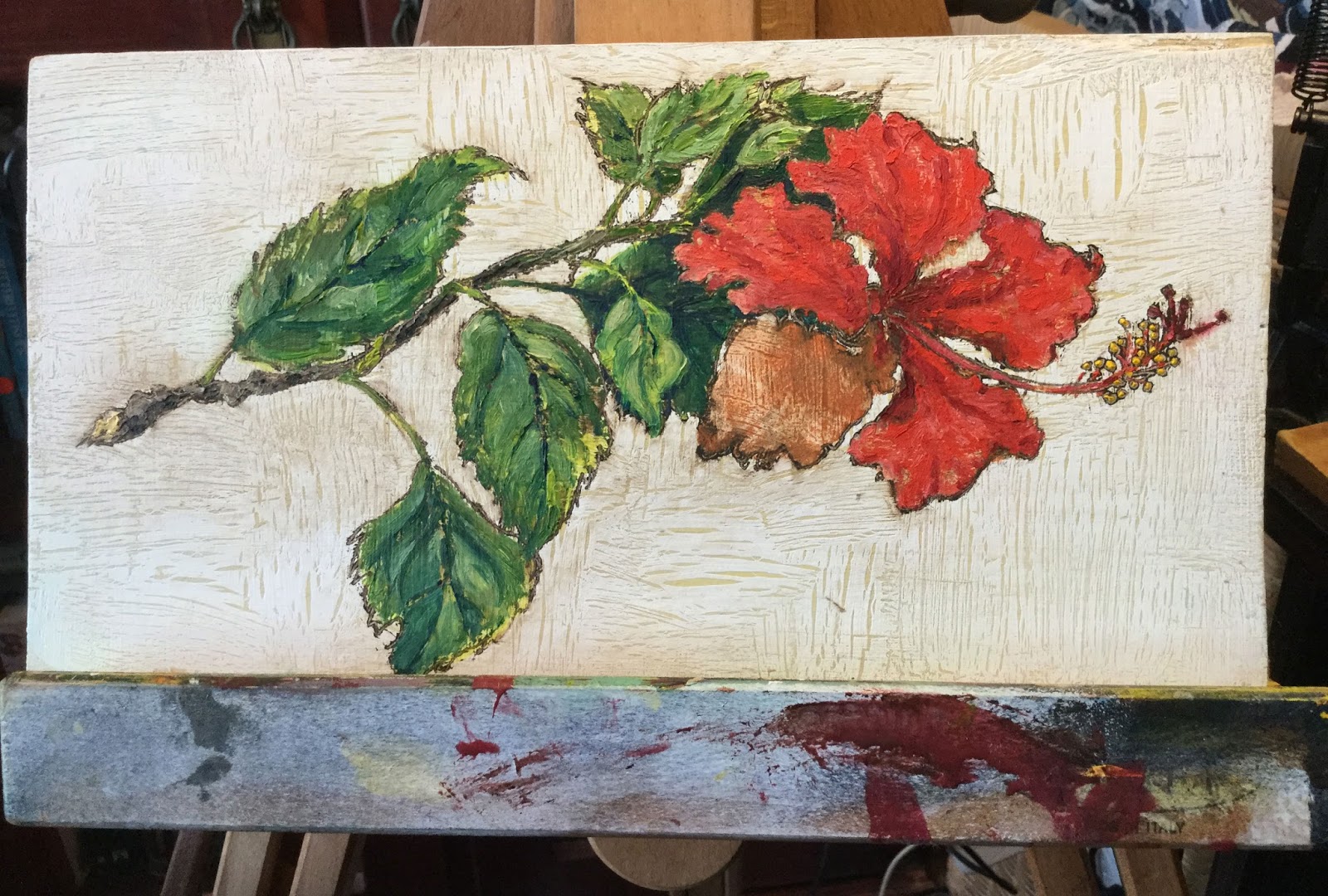 David Goebel Art: Painting process