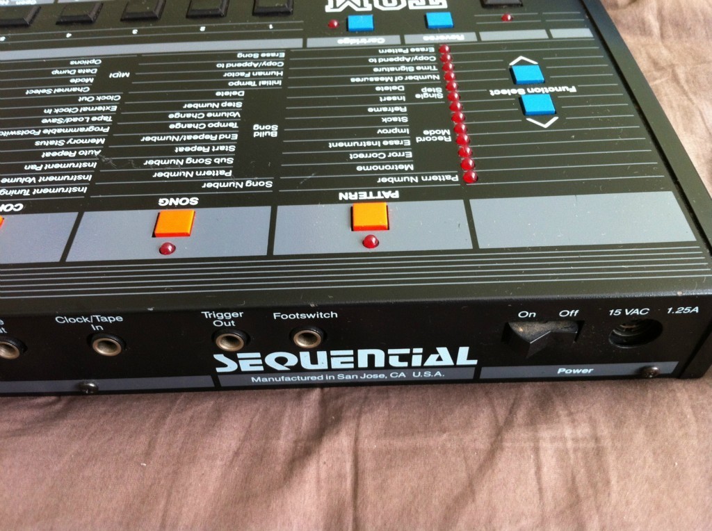 MATRIXSYNTH: Sequential Circuits TOM Analog Drum Machine