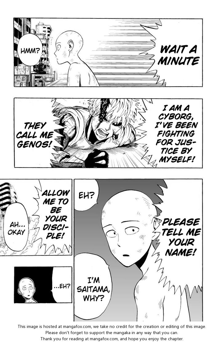 ONE PUNCH MAN CHAPTER 6 | One punch man manga