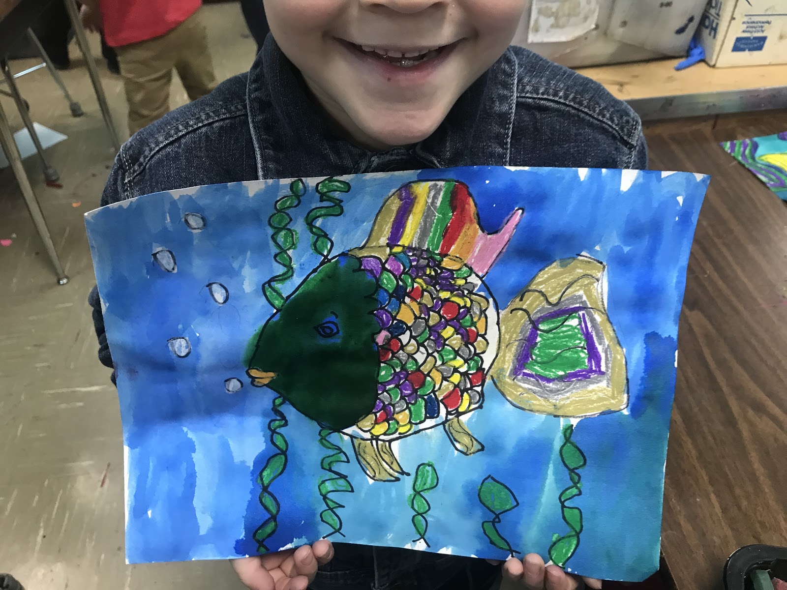 Elements of the Art Room: Kindergarten Rainbow Fish