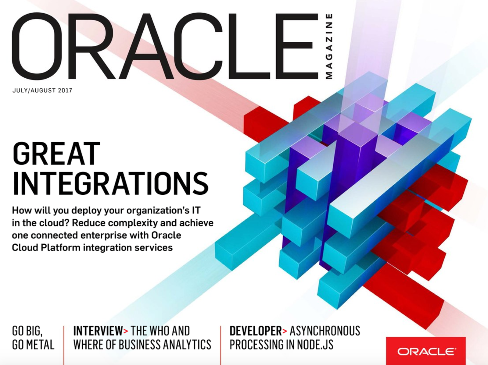 Entrevista personal para Oracle Magazine Julio/Agosto 2017