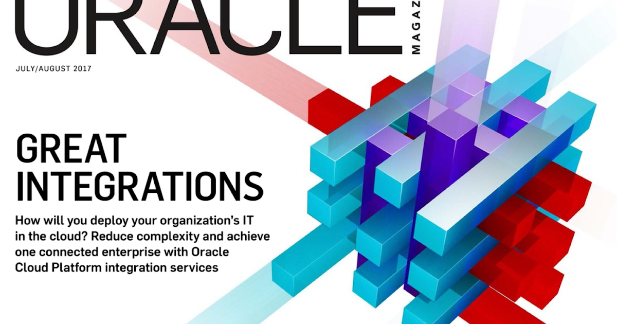 Entrevista personal para Oracle Magazine Julio/Agosto 2017