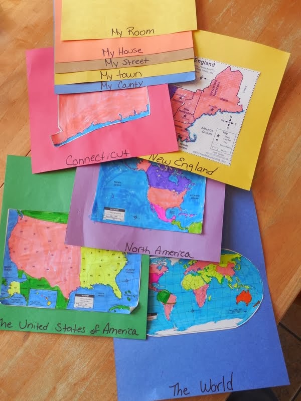 Me on the Map-- A Fun Geography Activity