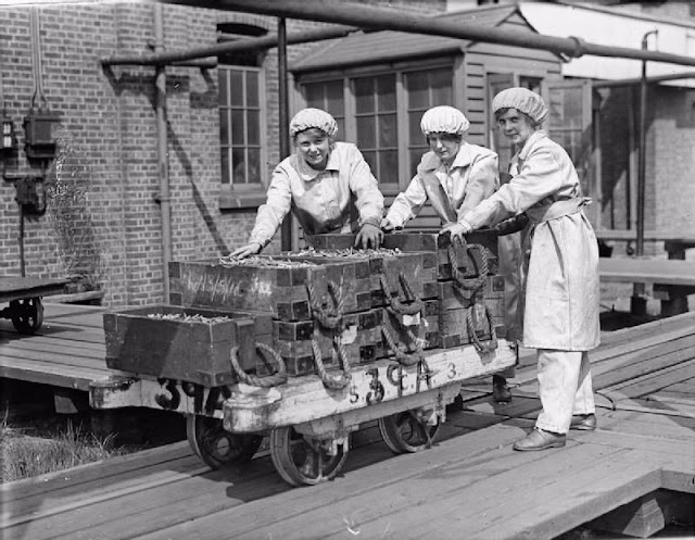 30 Incredible Photos of the Canary Girls, Female Munition Workers in ...