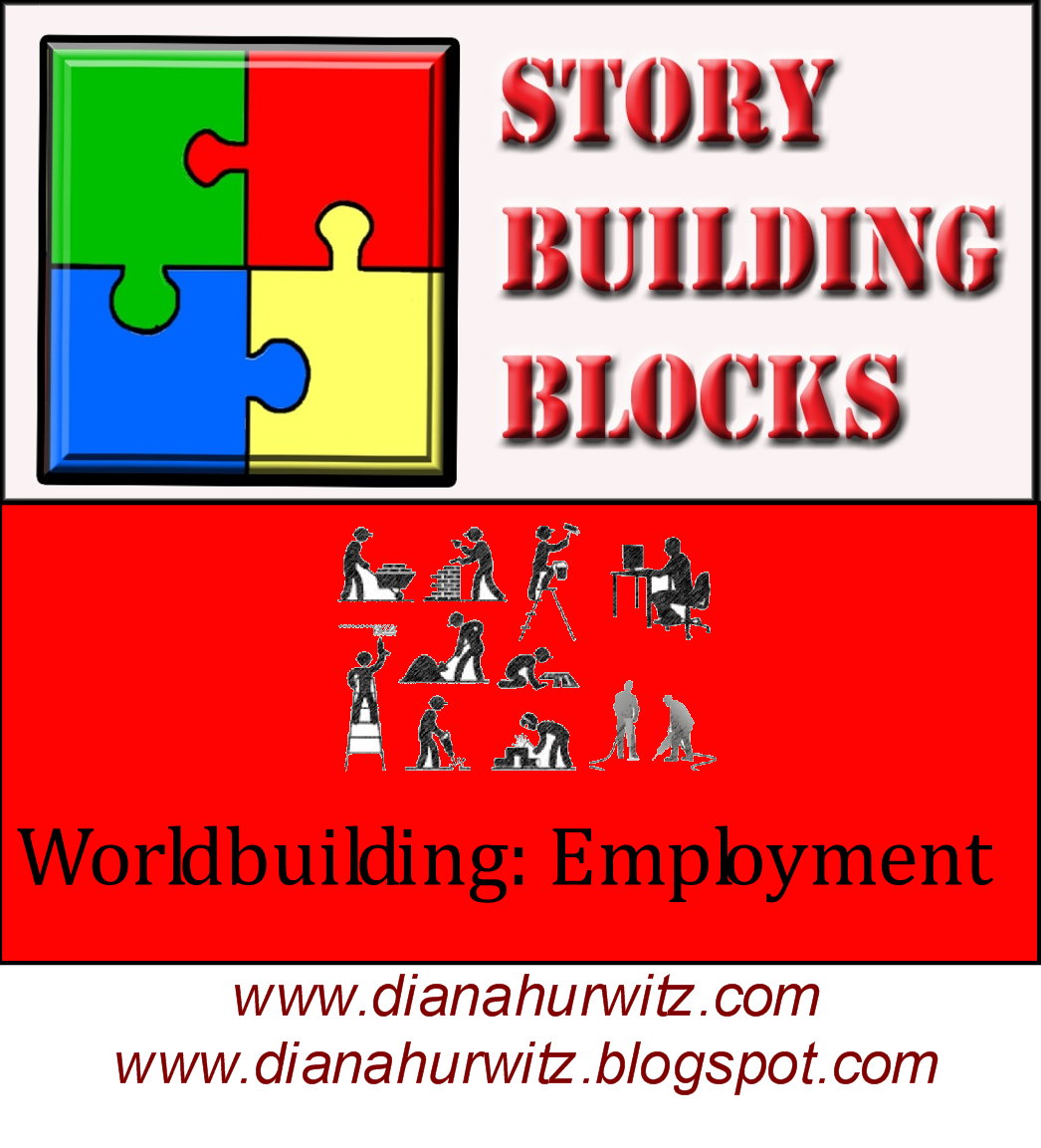 Story Building Blocks: Game On!: Worldbuilding: Employment