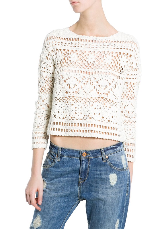 Tina's handicraft : long-sleeve crochet shirt