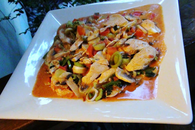 zsuzsa is in the kitchen: MUSHROOM ASIAGO CHICKEN