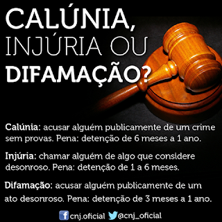 AG - Araújo Gonçalves Advocacia: Calúnia, Injúria ou Difamação?