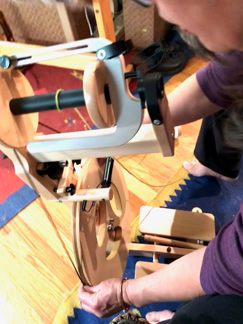 CENTERING WITH FIBER: Learning to to Spin yarn on a Louet wheel , NEW ...