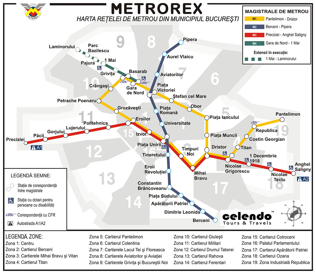 Romania Live: Harta RATB Bucuresti