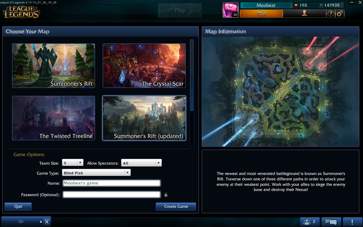 PBE 30/07/2014 Splash Art Arcade MF, Nowa Ikona Przywoływacza, Powrót ...