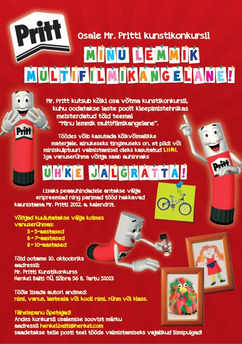 Pärnumaa klassiõpetajad: Mr Pritti kunstikonkurss