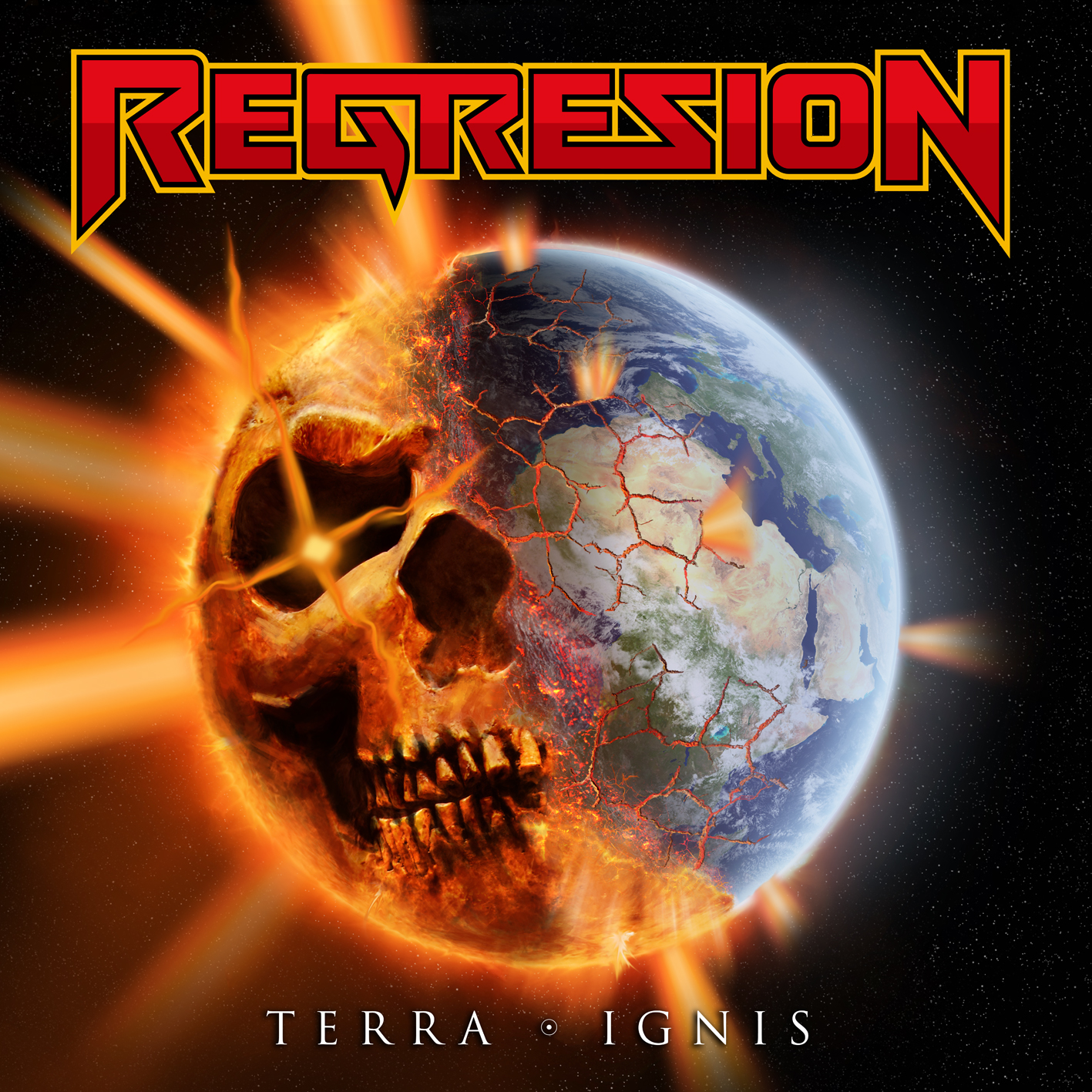 El Templario del Metal: REGRESION · "TERRA IGNIS" (ROCK CD RECORDS)