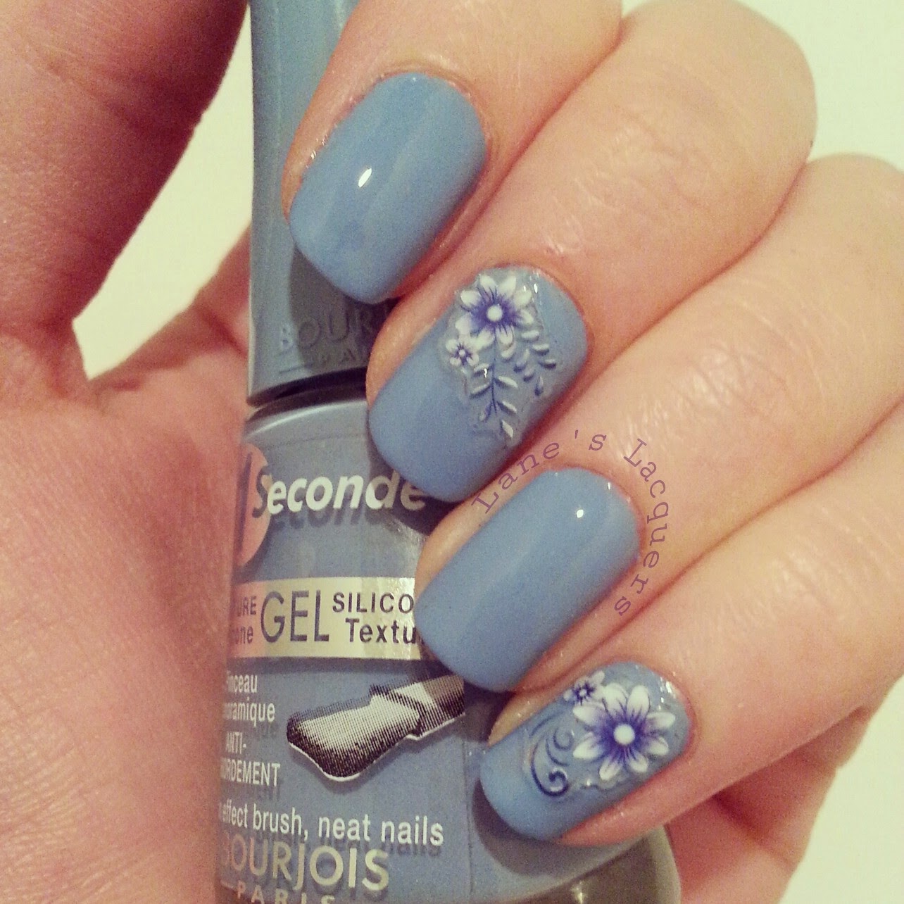 Lane's Lacquers: Born Pretty Store Review: Floral Nail Stickers