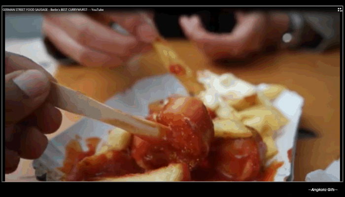 Angkola Gifs: Animation German cuisine (Bienenstich, Wurst and ...