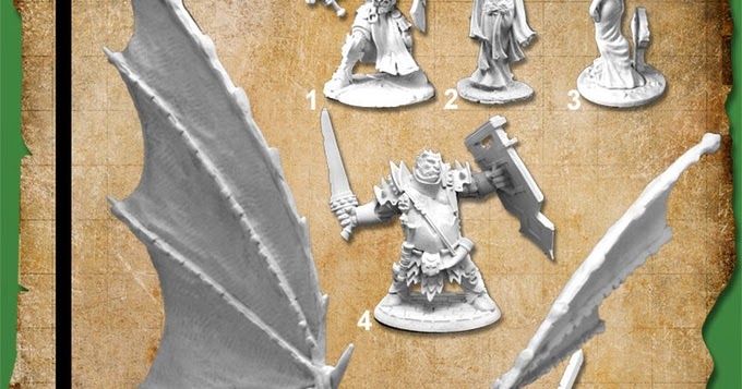 Dungeon Compendium: Reaper Bones 4: Começou o Kickstarter!