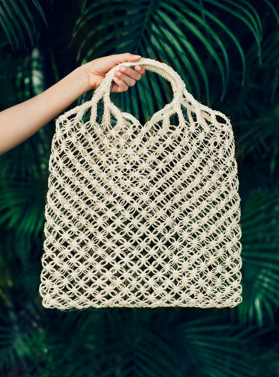 RoeMi (Roemah kreasi Mami): Cara membuat tas macrame, shopping bag