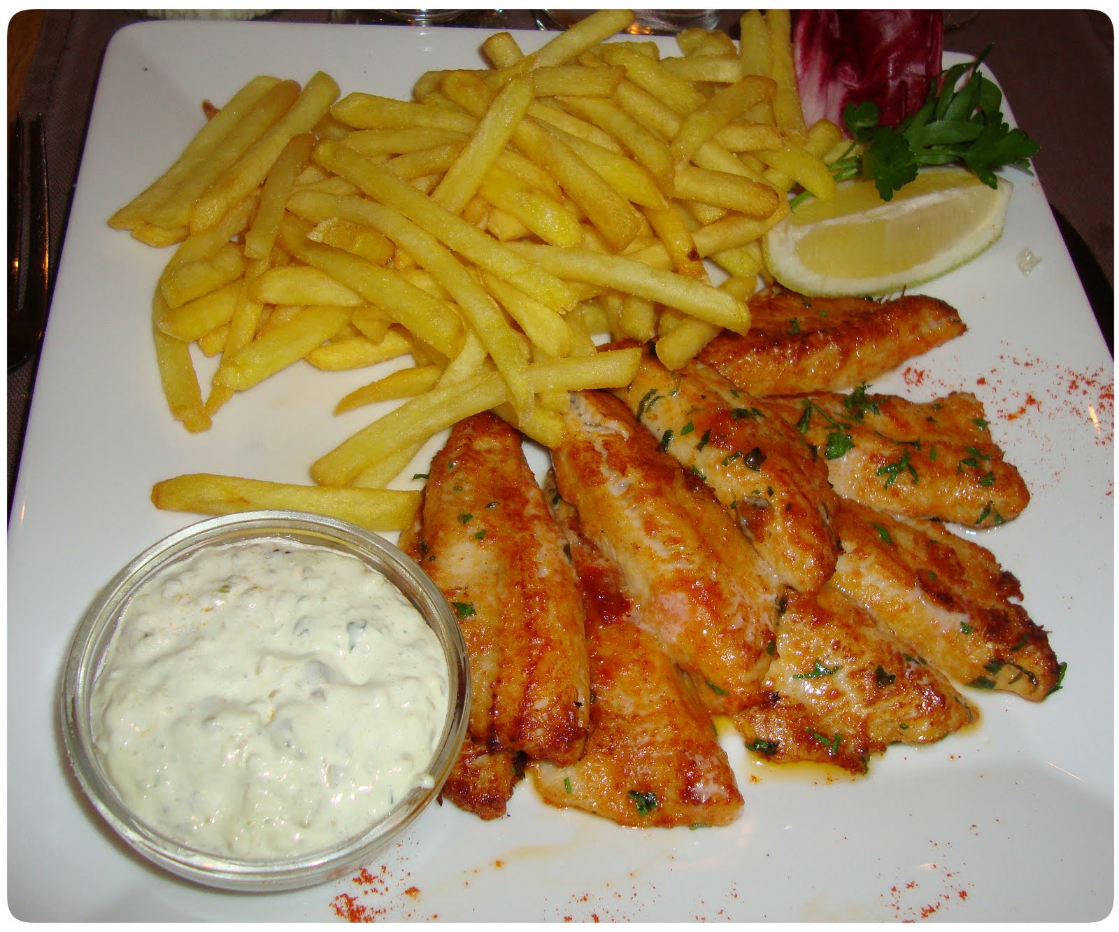 El Tercer Pecado: Filets de perches meunière