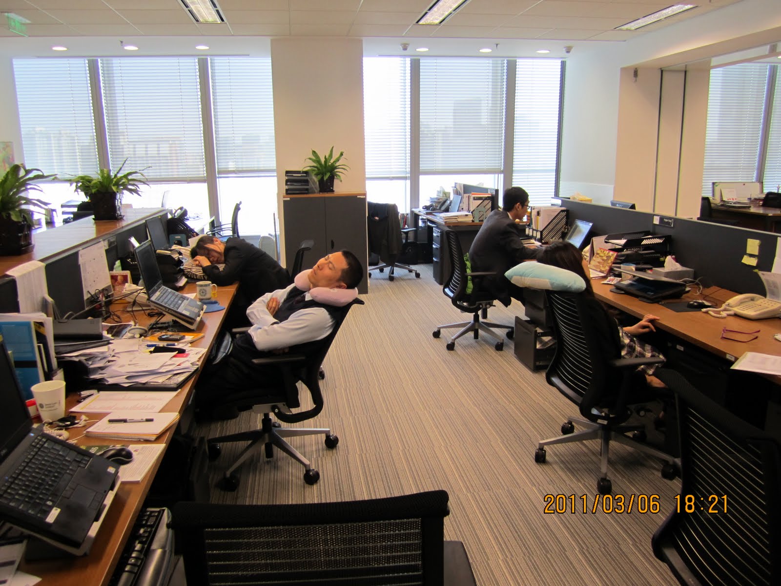How to Succeed in Communist China: Nap Time at Work