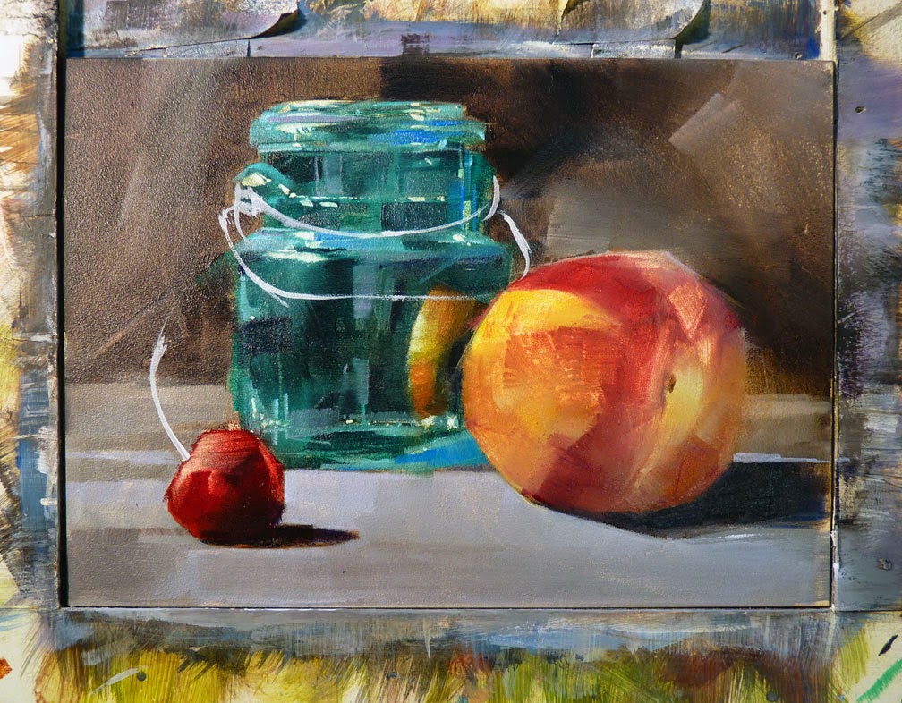 Barbara Newton Art Journal: local color and finish