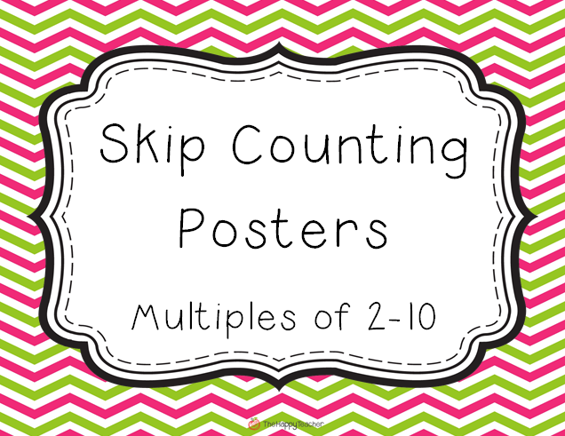 Skip Counting Posters TheHappyTeacher skip-counting-posters-thehappyteacher