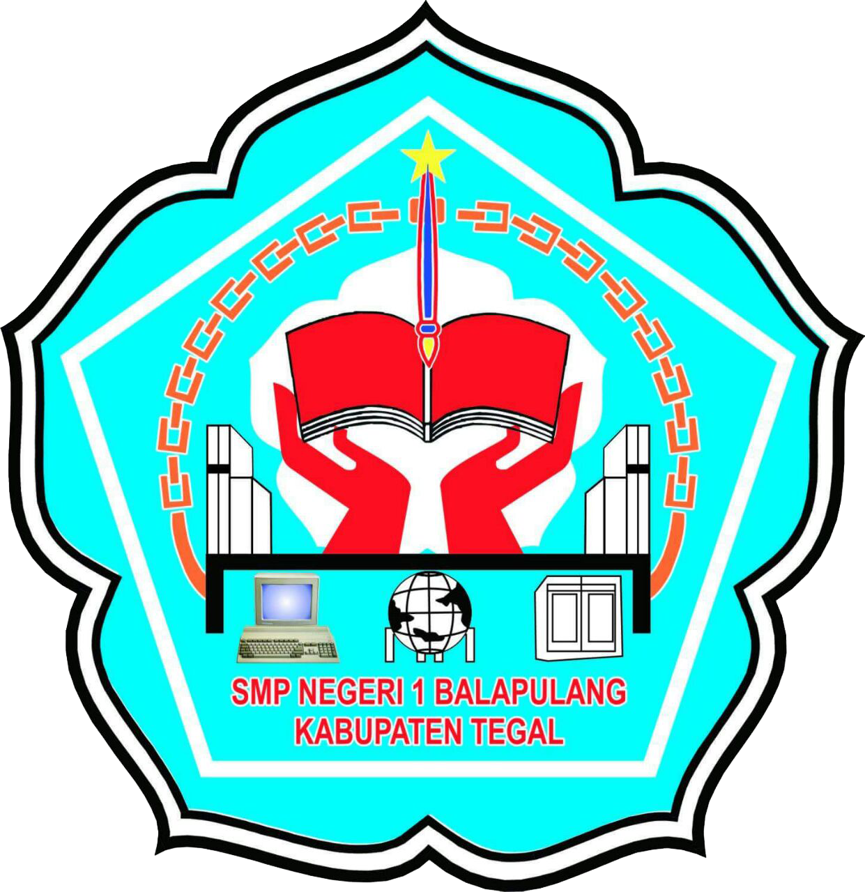 Logo SMP Negeri 1 Balapulang - JAYA MANDIRI PRINTING