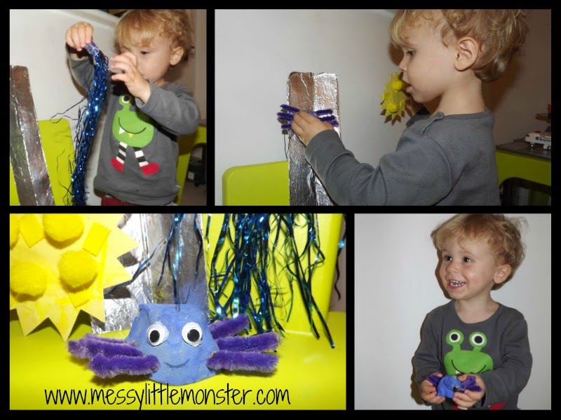 Incy Wincy Spider Craft - Messy Little Monster