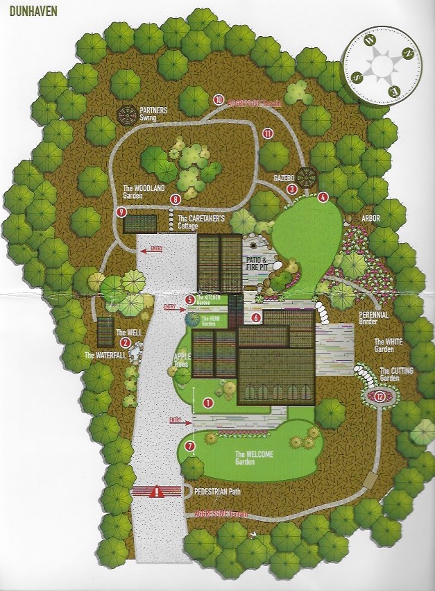 The Dunhaven garden in Atlanta