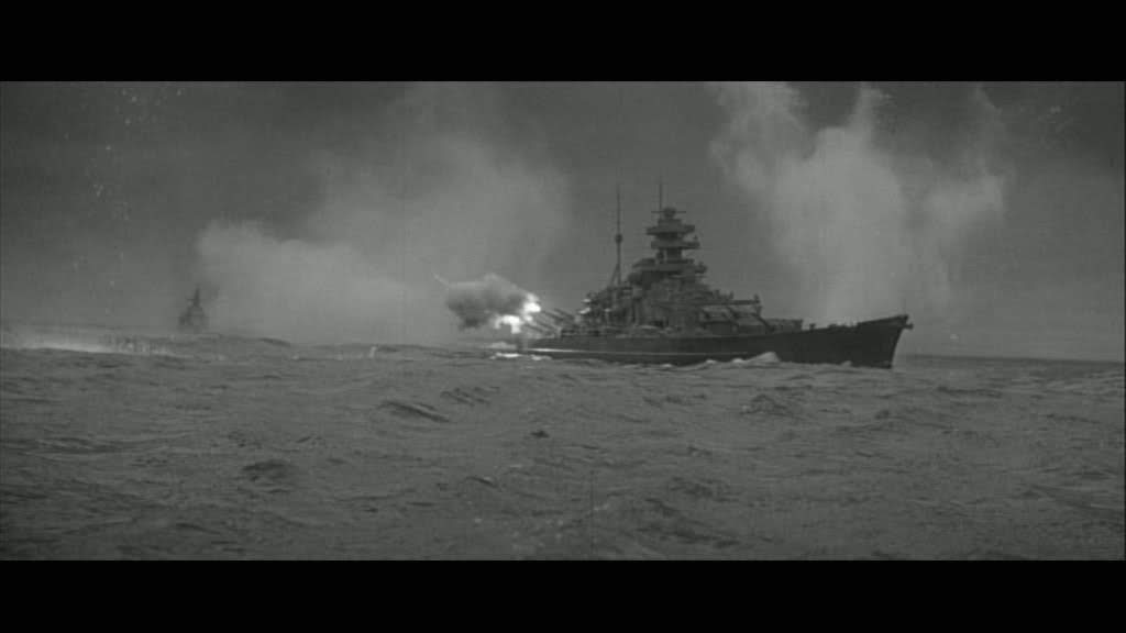 model ships in the cinema: Sink the Bismarck 1960