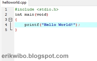 CARA MEMBUAT “Hello World” menggunakan Dev-C++
