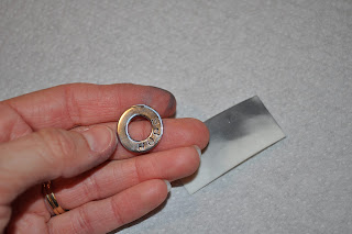 The Groovy Mess: Stamping Washers - tutorial