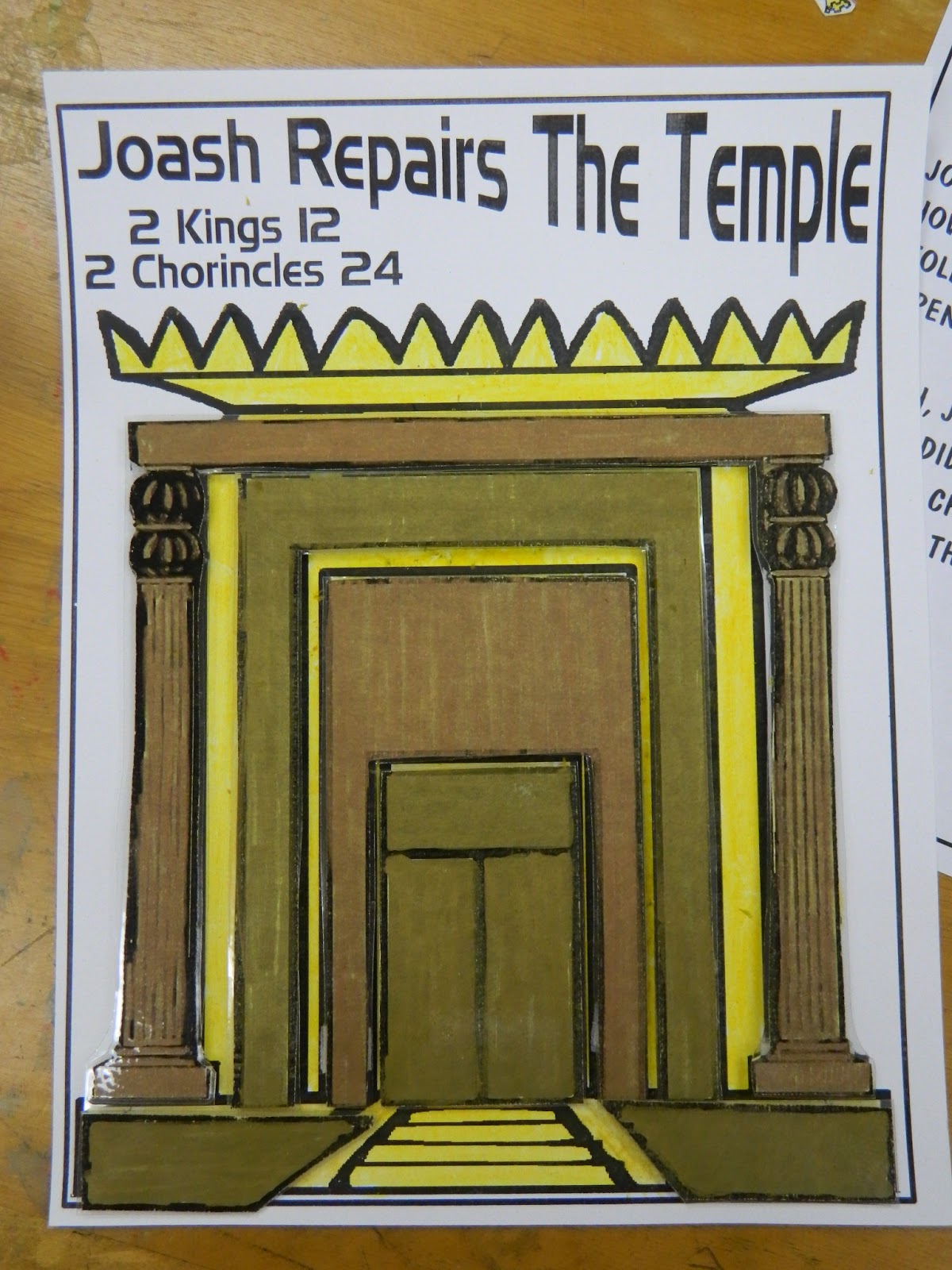 Hands On Bible Teacher: Joash Repairs The Temple