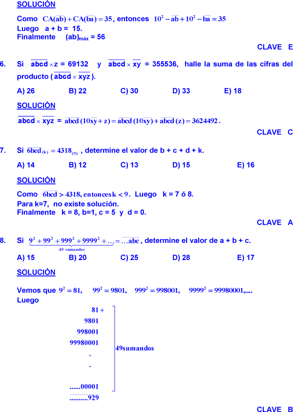 SISTEMAS DE NUMERACION Y CAMBIOS DE BASE EJERCICIOS RESUELTOS DE ...