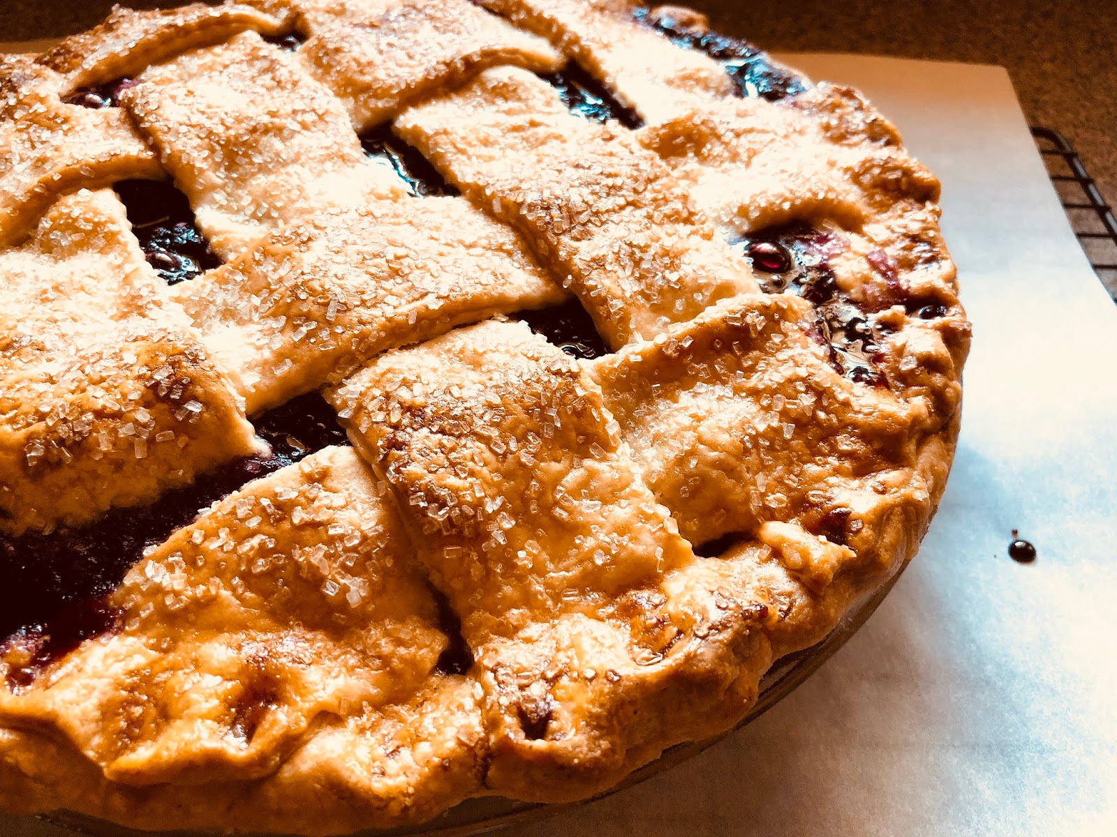 Husband Tested Recipes From Alice's Kitchen: Balsamic Black Raspberry Pie