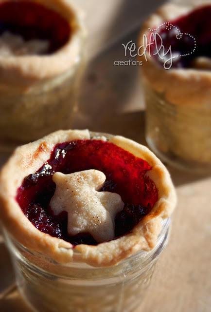 Redfly Creations: Mini Blackberry Pies ... in a jar!
