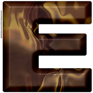 Abecedario hecho con Chocolate Derretido. Melted Chocolate Alphabet ...